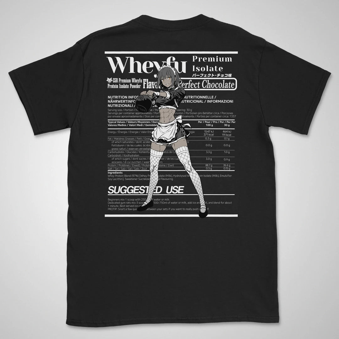 Wheyfu Perfect Chocolate | back print T-shirt – Catgirl Riot